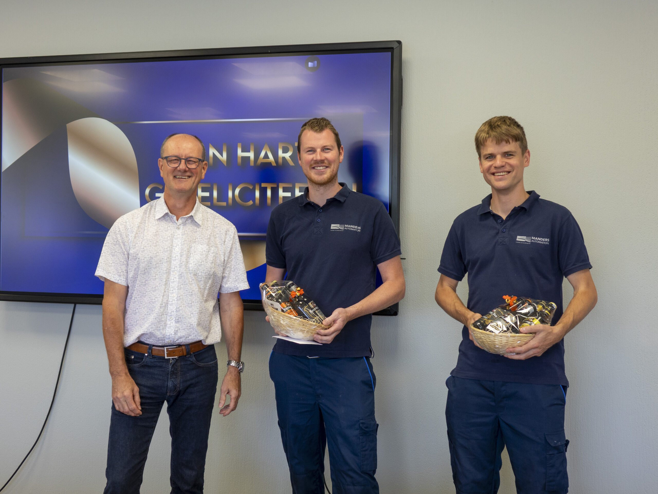 10 year anniversary Rick Hermanussen and Thijs Jansen | Manders Automation